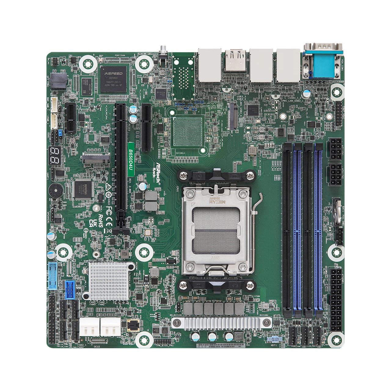 ASRock Rack B650D4U AMD B650E So.AM5 DDR5 mATX Bulk / Retourenware ...