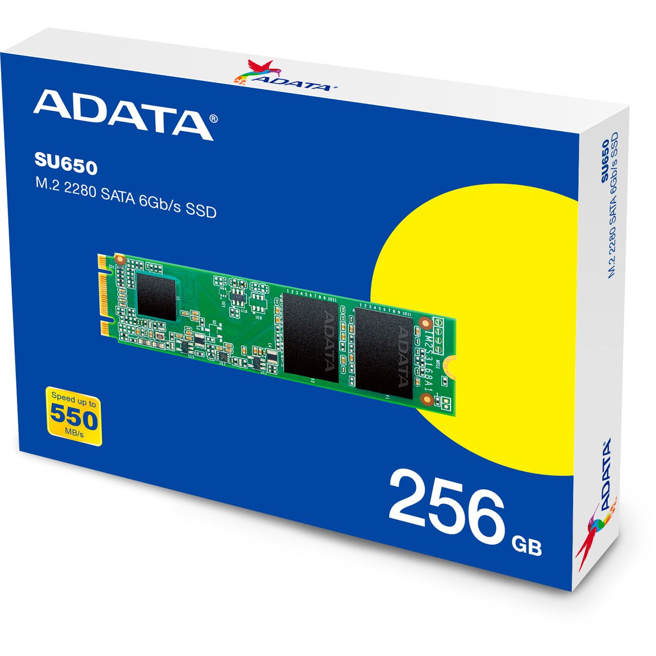 256GB ADATA Ultimate SU650 M.2 Serial ATA III 3D NAND - M.2 SSDs ...