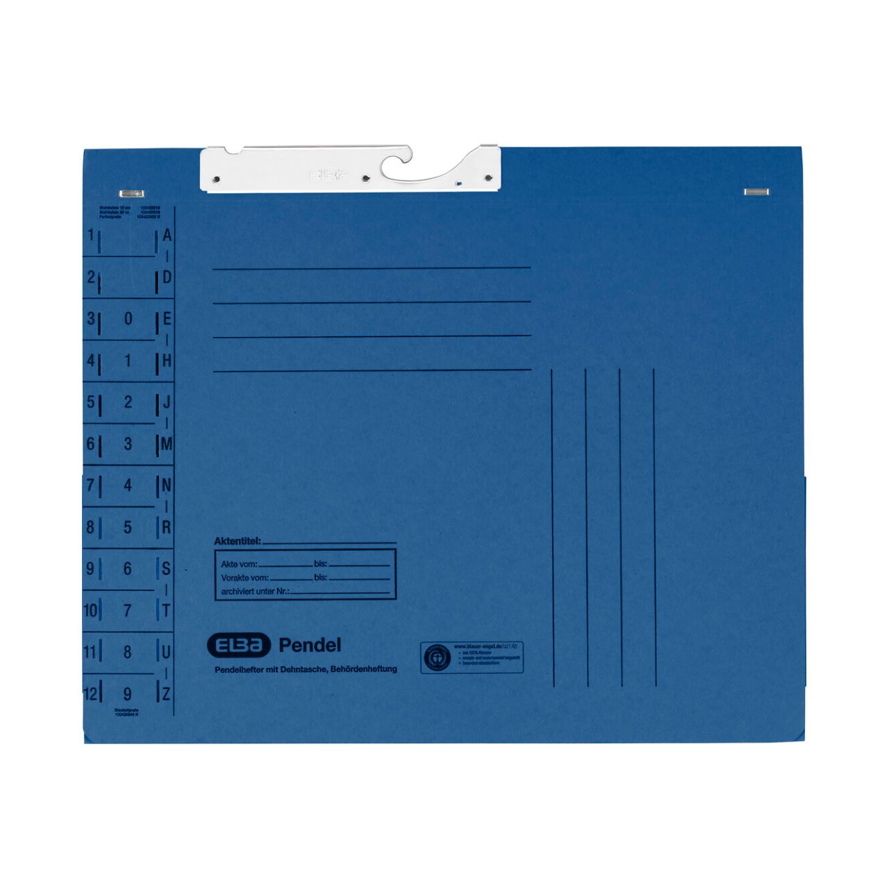 ELBA Pendelhefter Karton blau 1 x Amtsheftung - Aktenmappe | Mindfactory.de