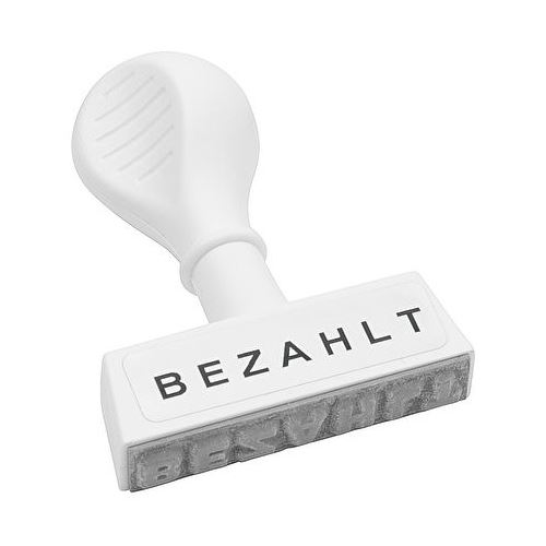 WEDO Textstempel "Bezahlt" - Stempel | Mindfactory.de