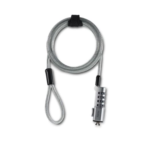 hama Nano Notebookschloss 1,8 m - Sicherung / Displayschutz ...