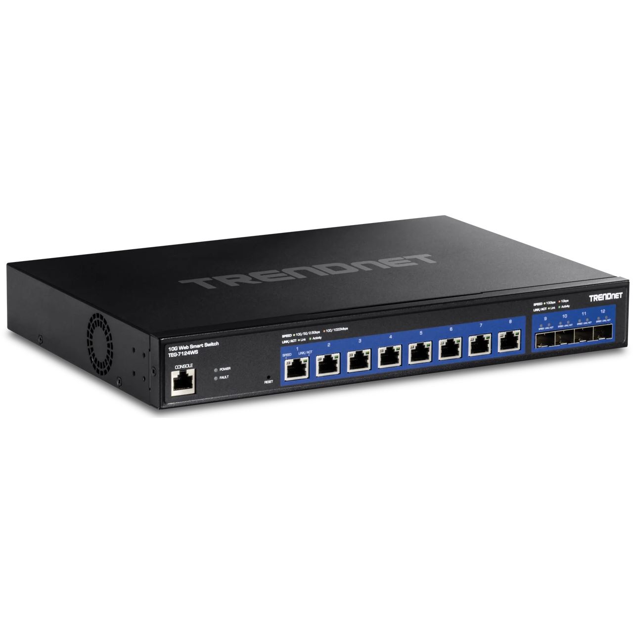 TrendNet 12-Port 10G Web Smart Switch - Switch 10 / 100 / 1000 ...