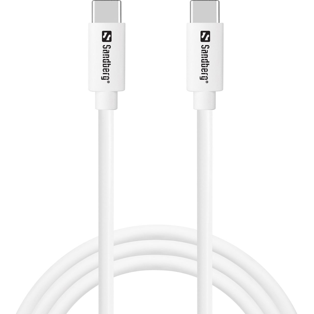1.00m Sandberg USB2.0 Anschlusskabel USB C Stecker auf USB C Stecker ...