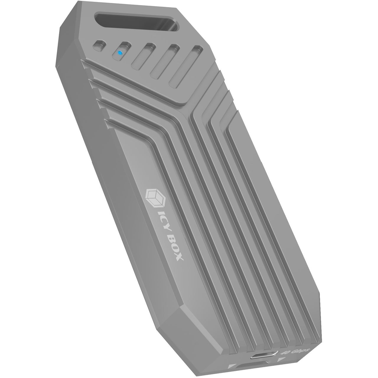 RaidSonic ICY BOX IB-1919M-C42 Speichergehäuse USB4 M.2 NVMe mit ...