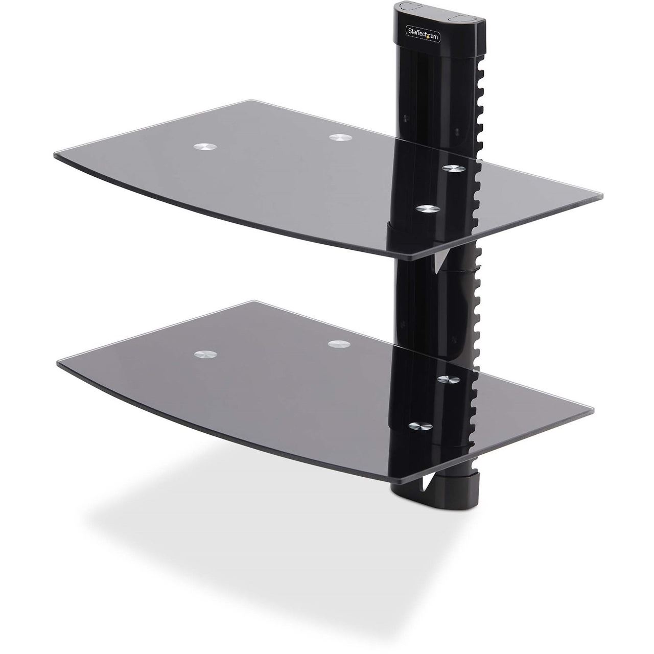 StarTech Dual Floating Wall-Mounted AV Shelves, Adjustable Height Shelf ...