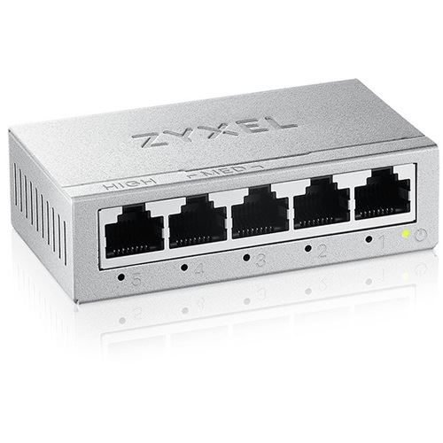Zyxel GS-105B V5 5-Port Desktop Gigabit Ethernet Switch - Switch 10 ...