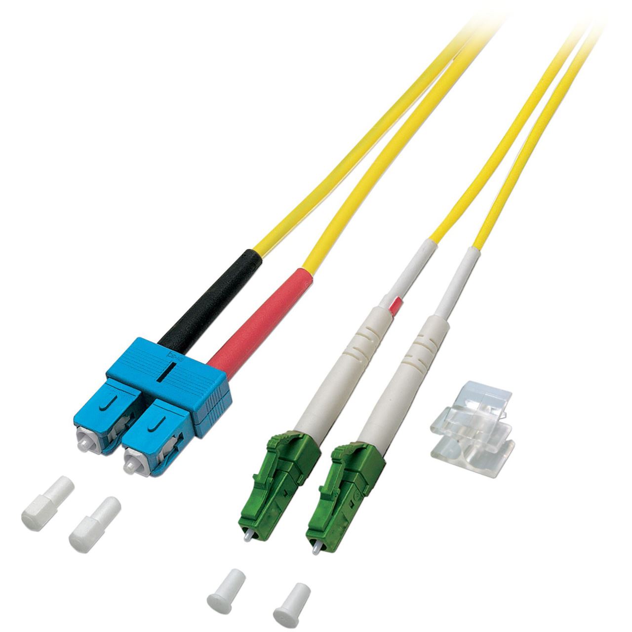 30.00m EFB Elektronik LWL Duplex OS2 LC-APC Stecker auf LC-APC Stecker ...
