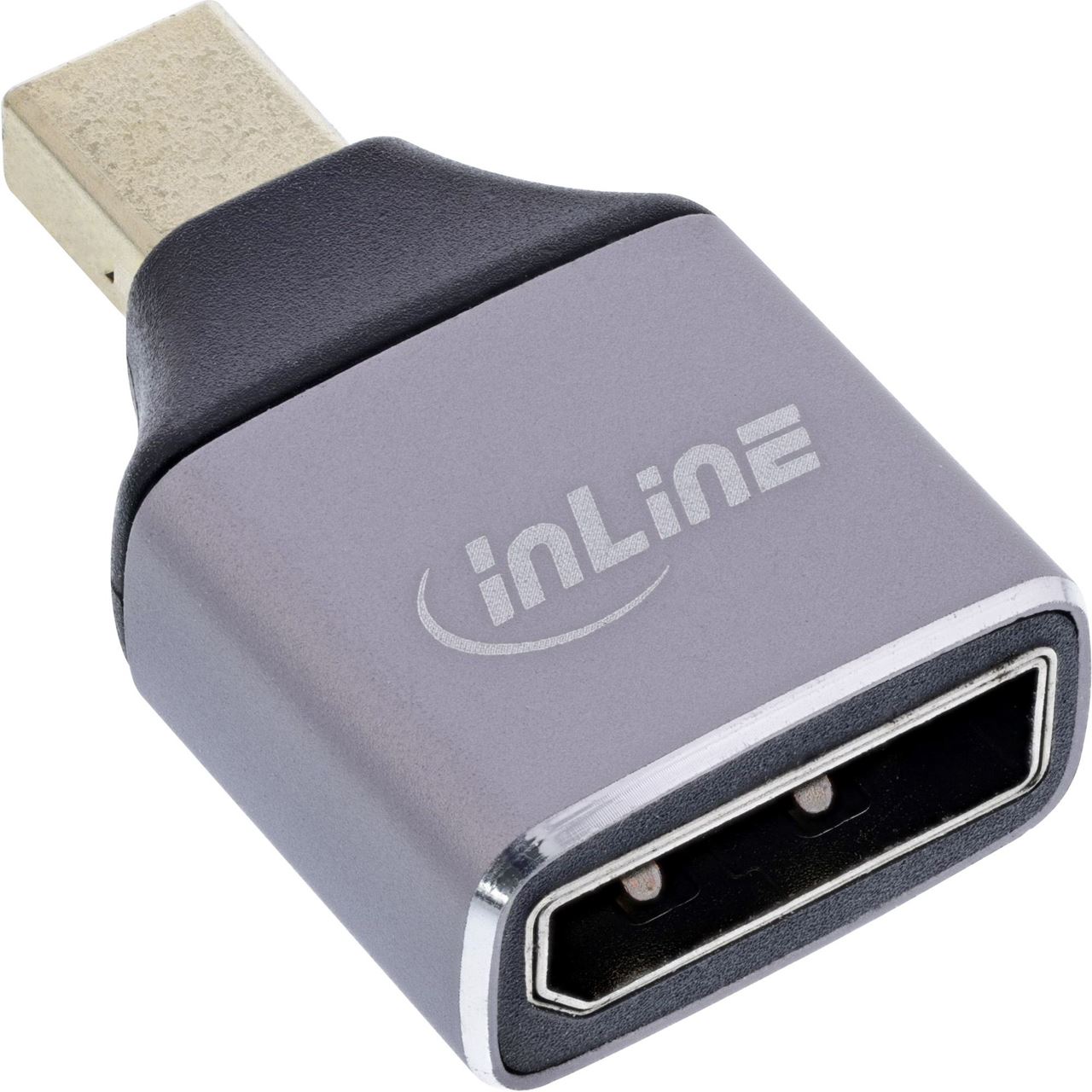 InLine DisplayPort 1.4 Adapter, DisplayPort Buchse / Mini Displayport ...