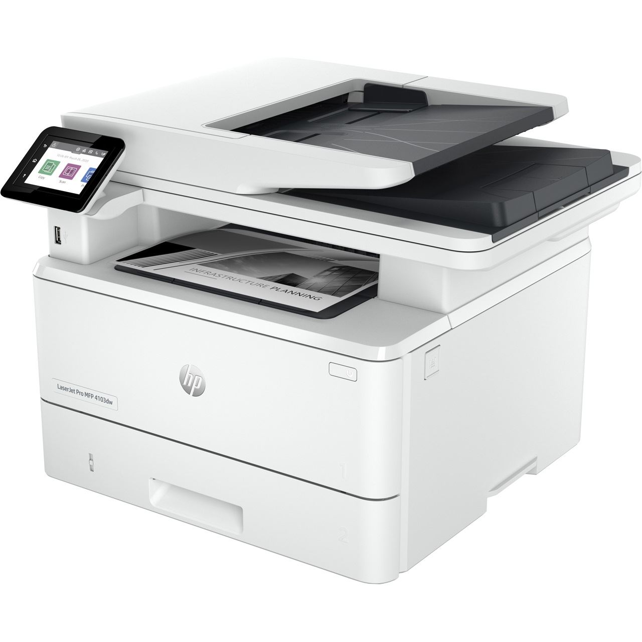 HP Laserjet MFP 4103DW (2Z627A) - S / W Laserdrucker | Mindfactory.de