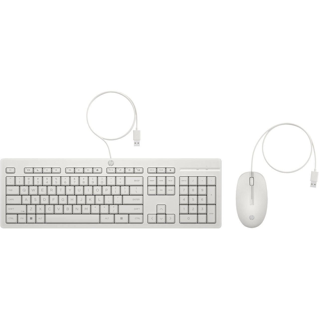 HP 225 WIRED MOUSE AND KEYBOARD CWH GERMANY - WHITE - Kombo ...