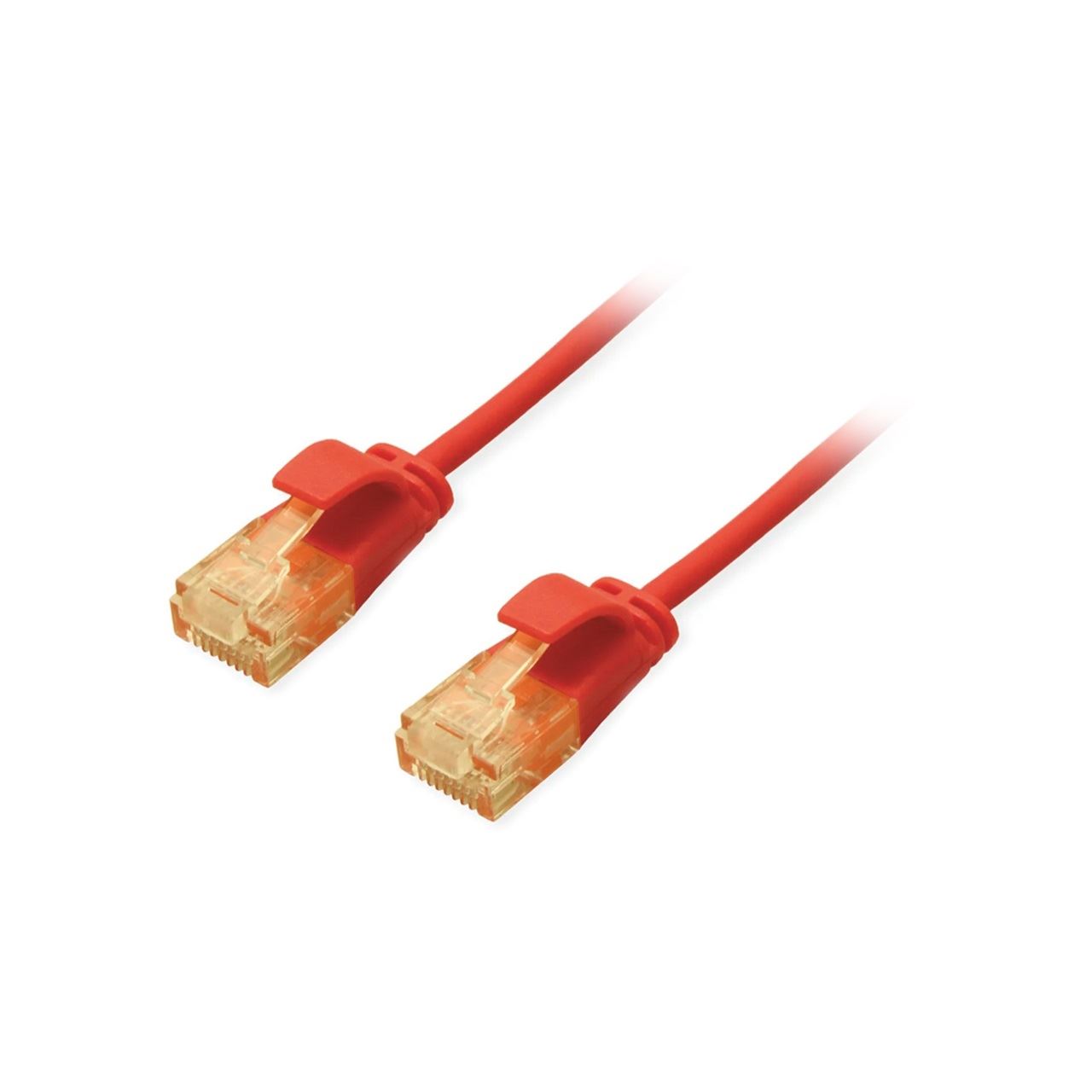 (€3,45*/1m) 2.00m Equip Cat. 6a Patchkabel U/UTP RJ45 Stecker auf RJ45 Stecker Rot LSZH / Slim
