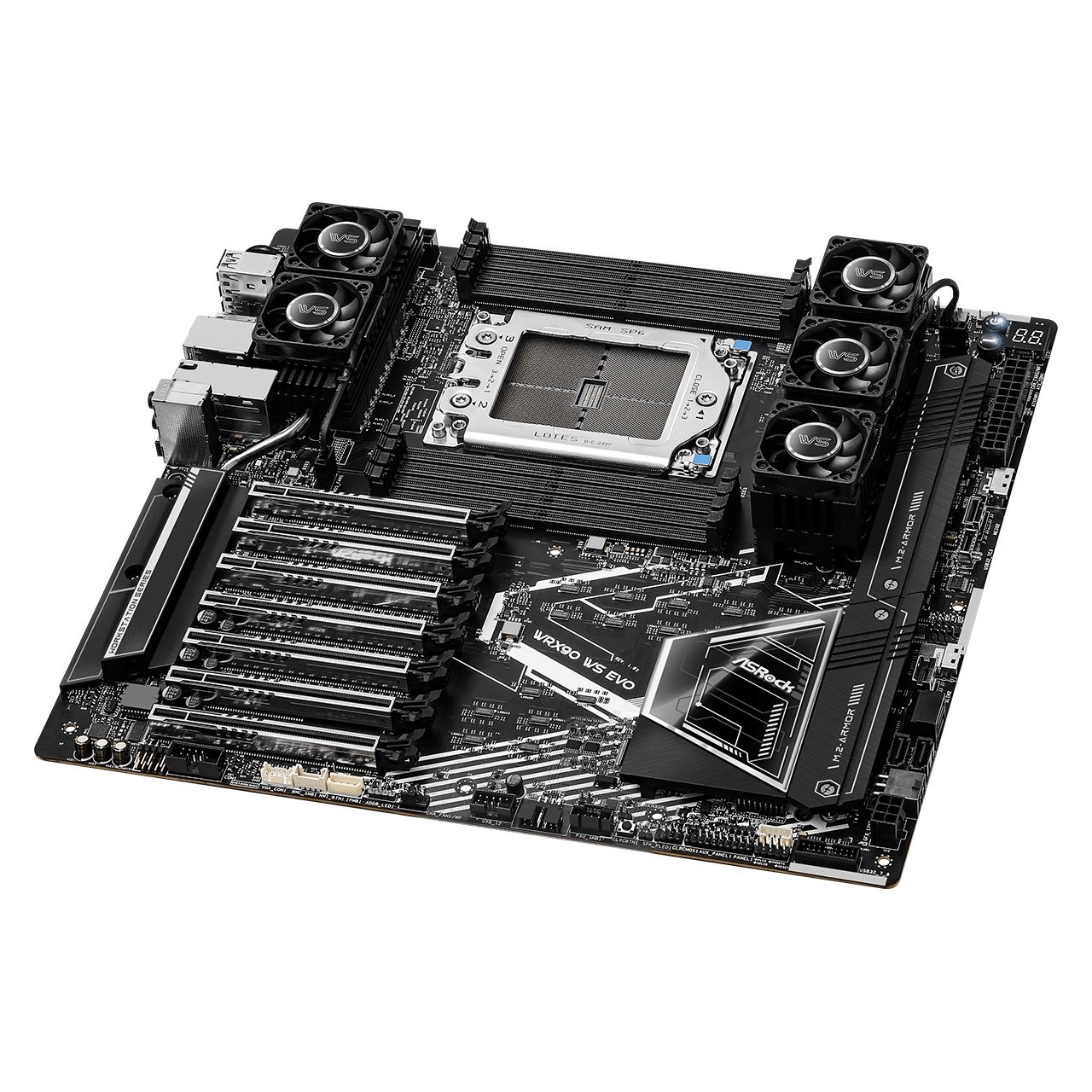 ASRock WRX90 WS EVO AMD WRX90 So.sTR5 DDR5 Reg-ECC EATX Retail ...