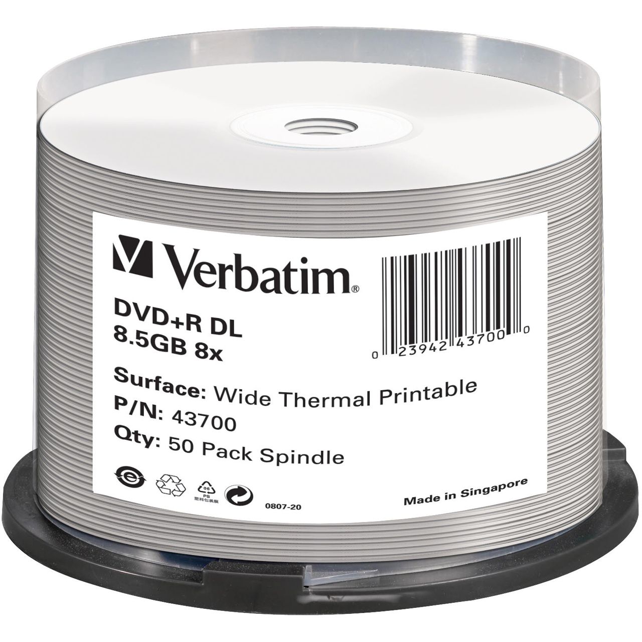 Verbatim DVD+R DDL 8x 50er Spindel - DVD Rohlinge | Mindfactory.de