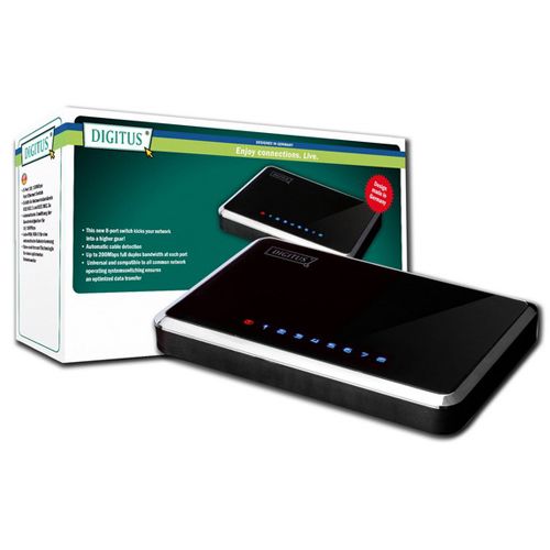 Digitus DN-50021 8x 10/100 Mbit Desktop Switch - Switch 10 / 100 ...