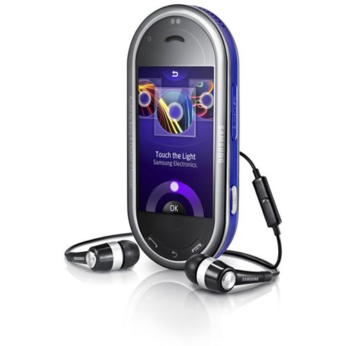 Samsung M7600 BeatDJ splash-blue - Handys ohne Vertrag | Mindfactory.de