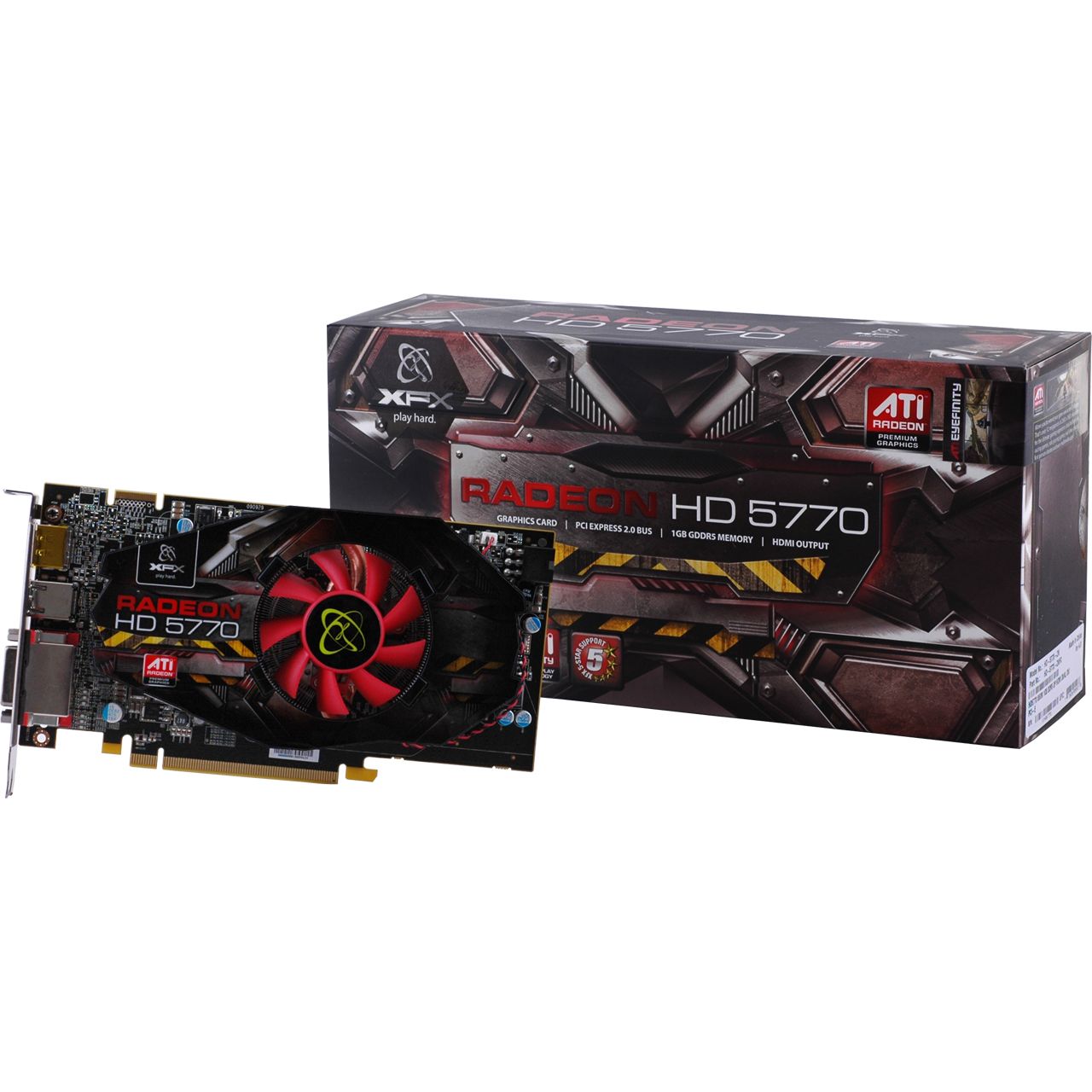 1024MB XFX Radeon HD 5770 850M HD-577X-ZNFC Eyefinity GDDR5 PCIe - | Mindfactory.de