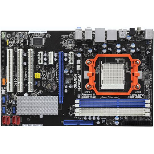 ASRock M3N78D NVIDIA nForce 720D So.AM3 Dual Channel DDR3 ATX Retail ...