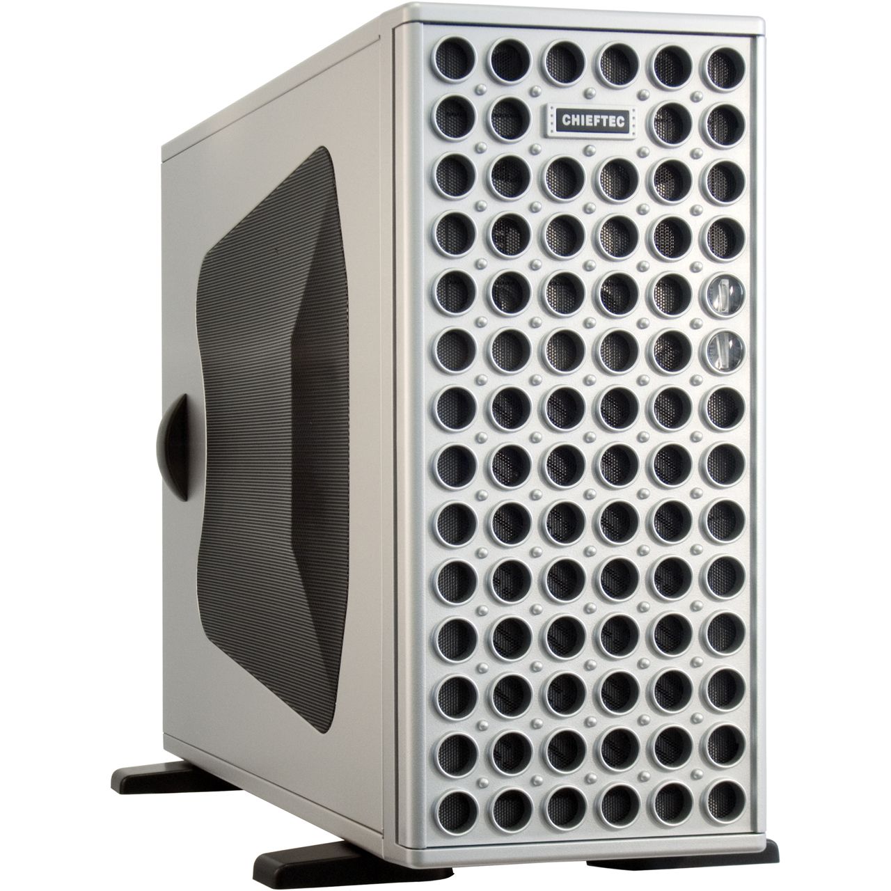 Chieftec Aegis CH-02SL-SLM Midi Tower ohne Netzteil silber - Midi Tower ...