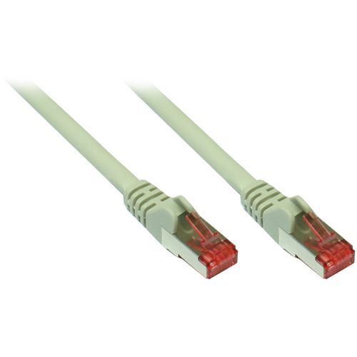 20.00m Good Connections Cat. 6a Patchkabel S/FTP PiMF RJ45 Stecker auf RJ45 Stecker Grau halogenfrei