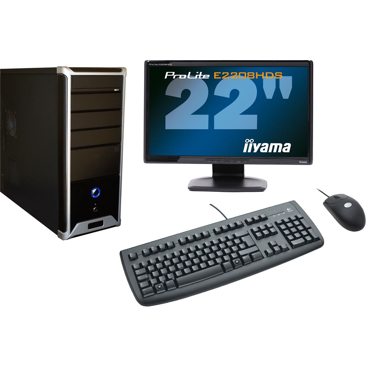 AMD Athlon II X2 220 2048MB 500GB DVD-RW onBoard Grafik Maus Tastatur ...