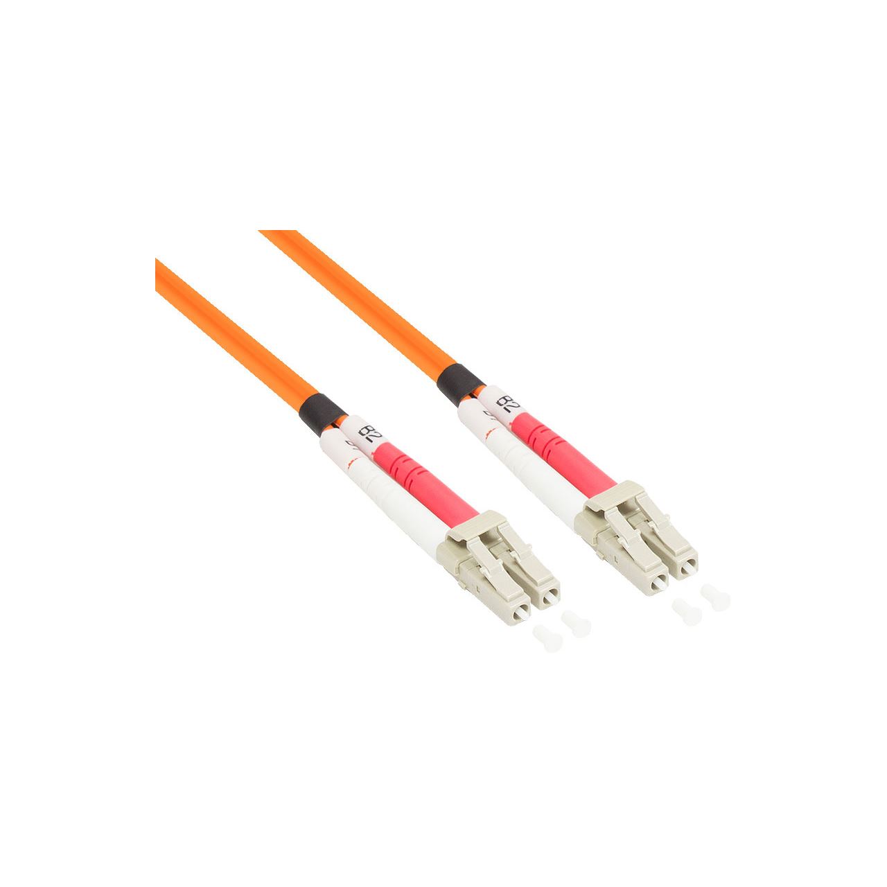 10.00m Good Connections LWL Duplex Anschlusskabel 50/125 µm OM2 LC ...