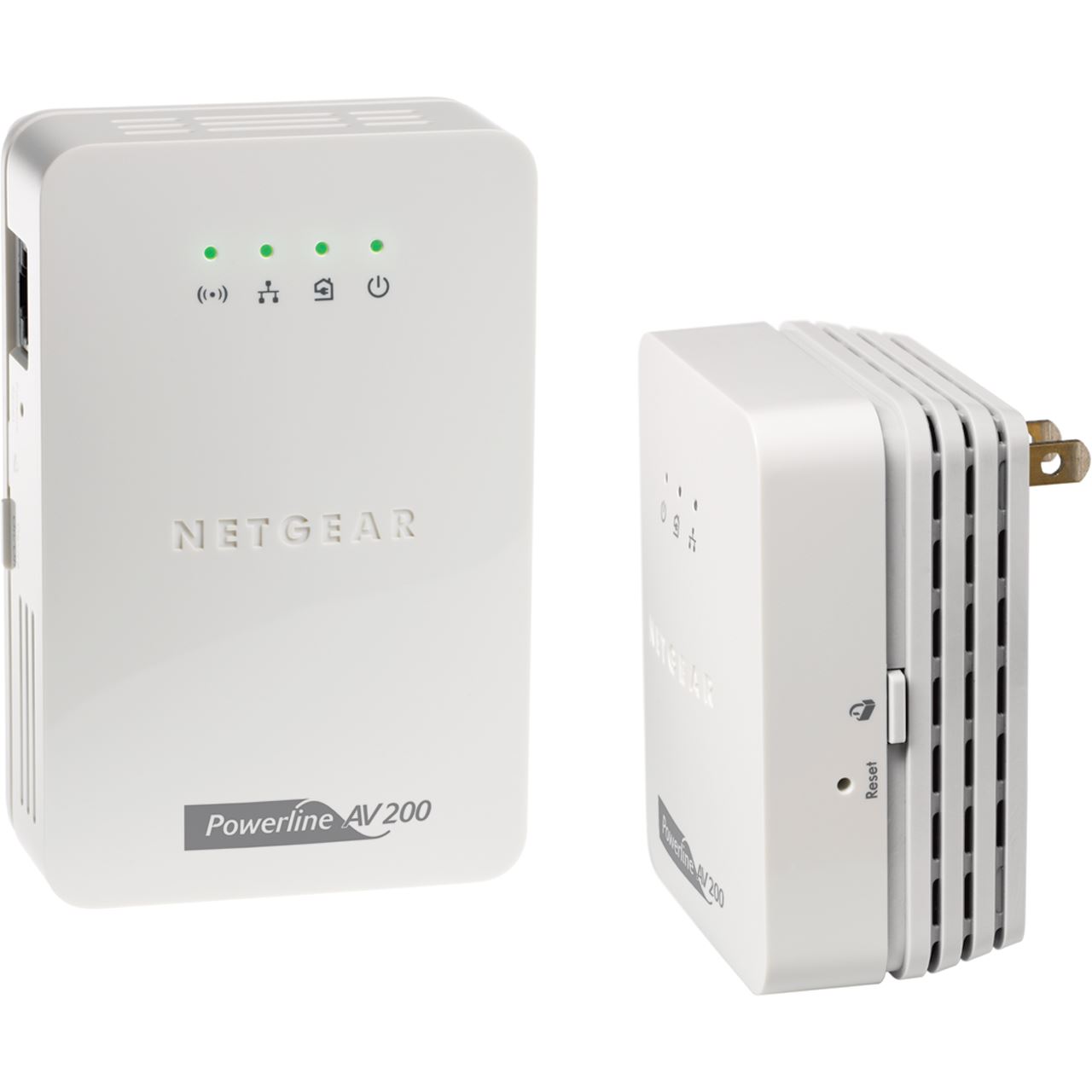 Netgear Powerline AV Wireless N Extender Kit XAVNB2001-100PES 200 MBit ...