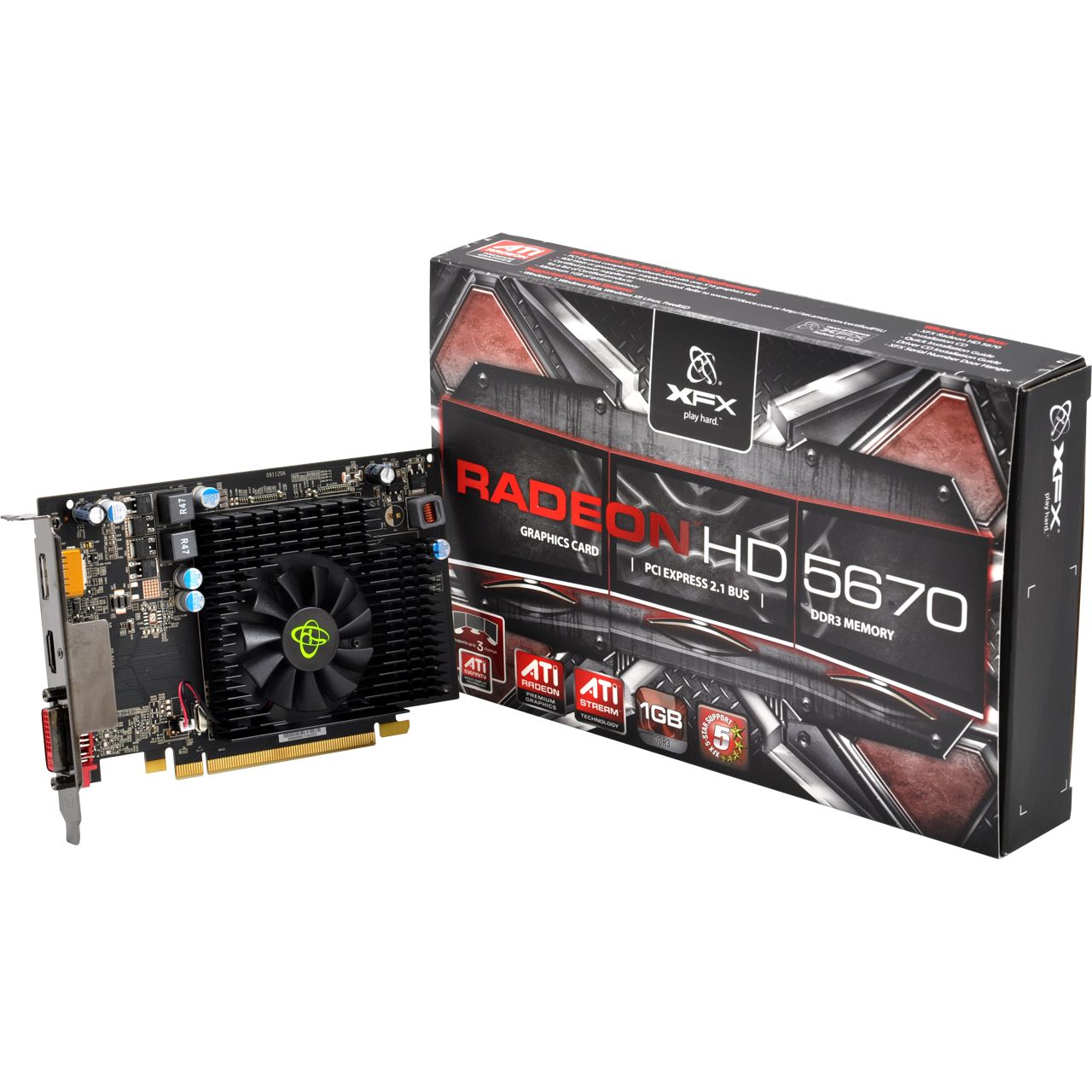 1GB XFX Radeon HD 5670 Aktiv PCIe 2.1 x16 (Retail) - | Mindfactory.de