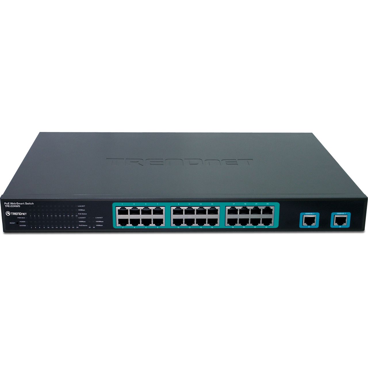 TrendNet 24X10/100 WEB SMART POE SWITCH - Switch 10 / 100 | Mindfactory.de