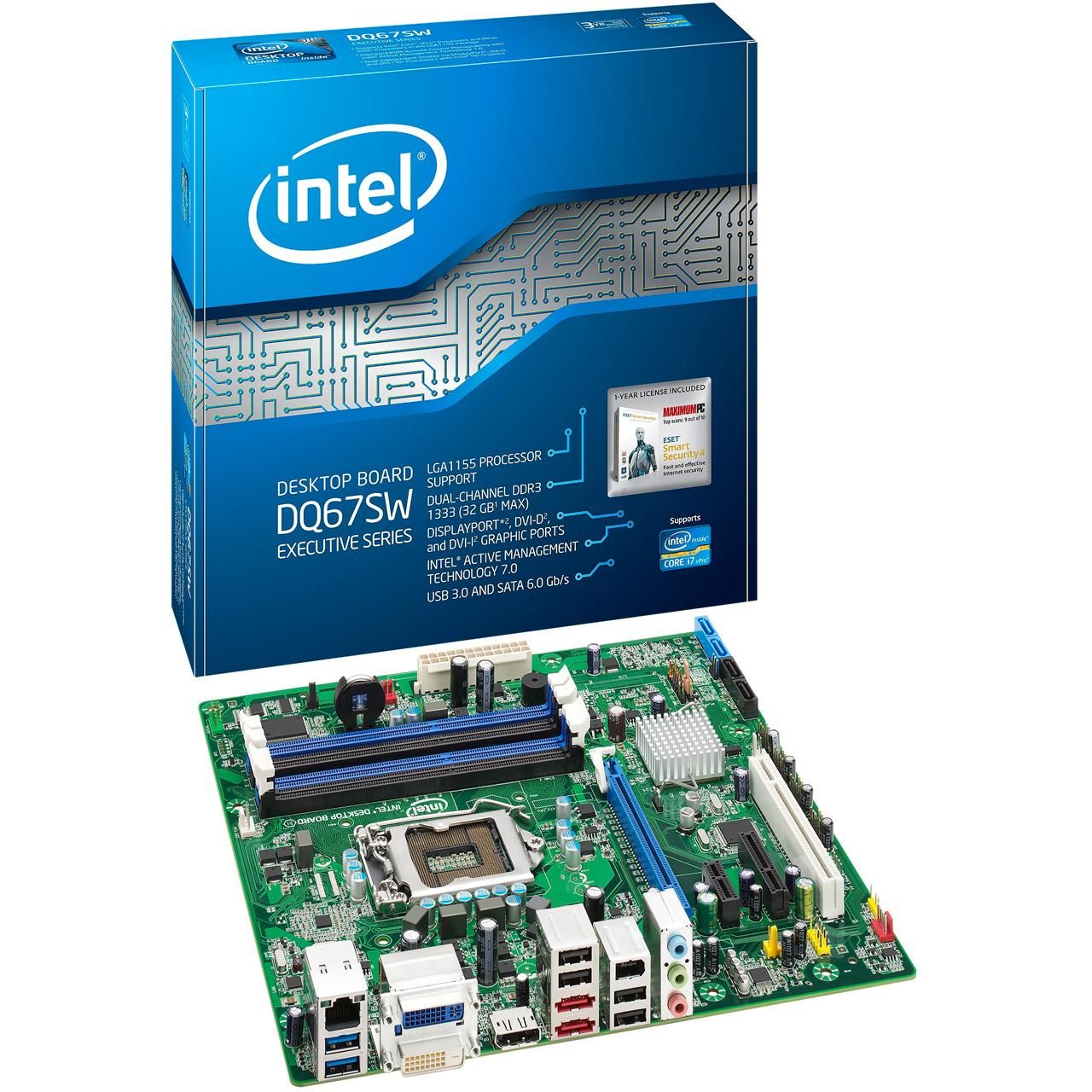 Intel DQ67SW Intel Q67 So.1155 Dual Channel DDR3 mATX Retail - INTEL ...