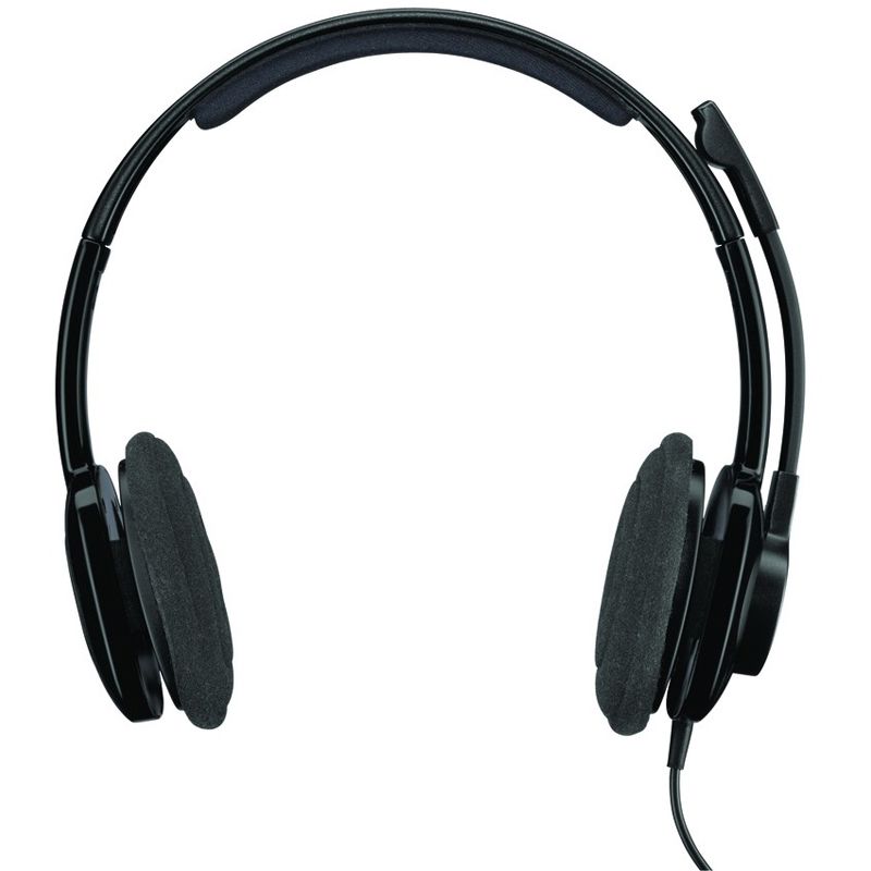 Logitech Stereo Headset H250 Graphite schwarz - Headsets kabelgebunden ...
