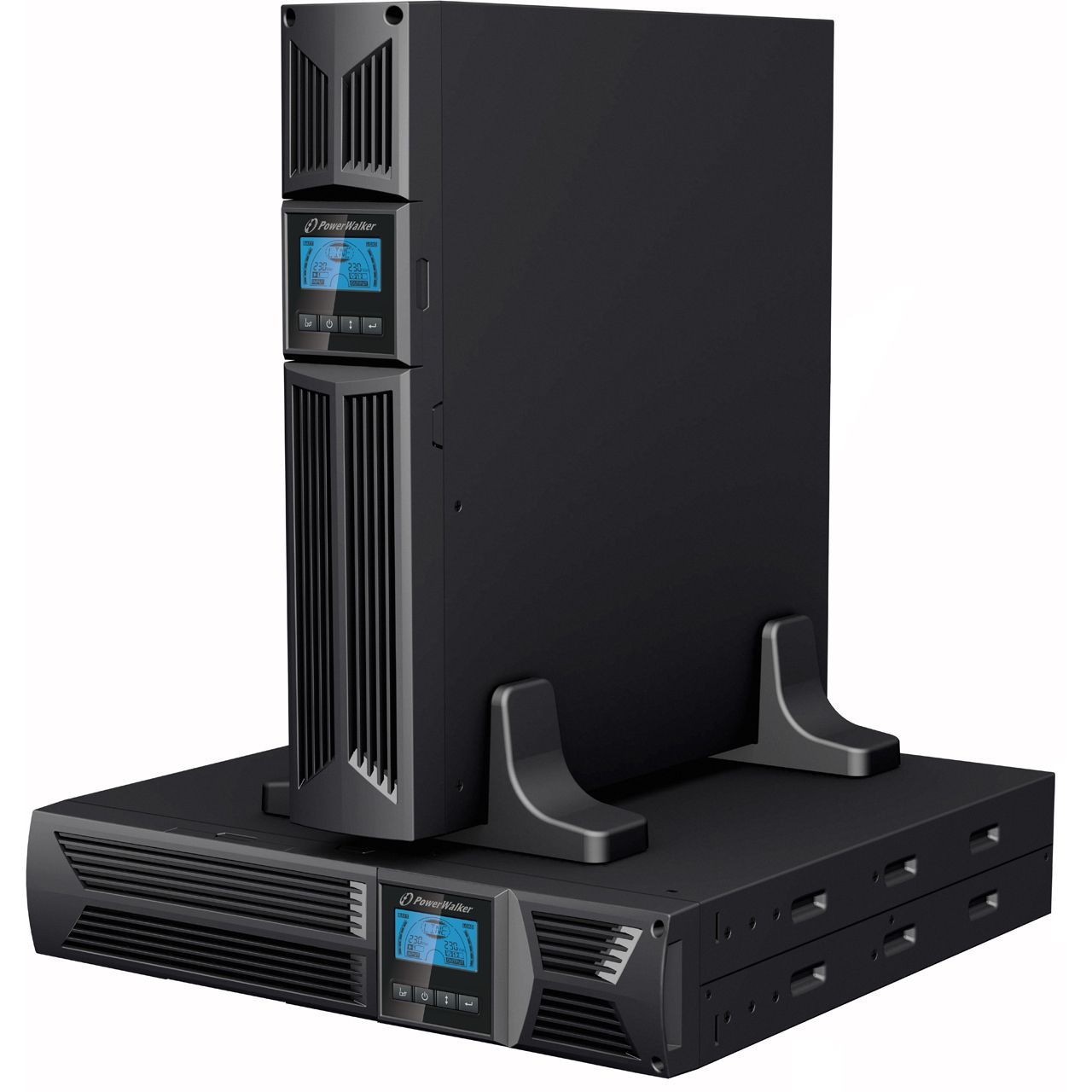 Bluewalker PowerWalker VFI 1000RT LCD 1000 VA / 900 Watt Rackmount ...