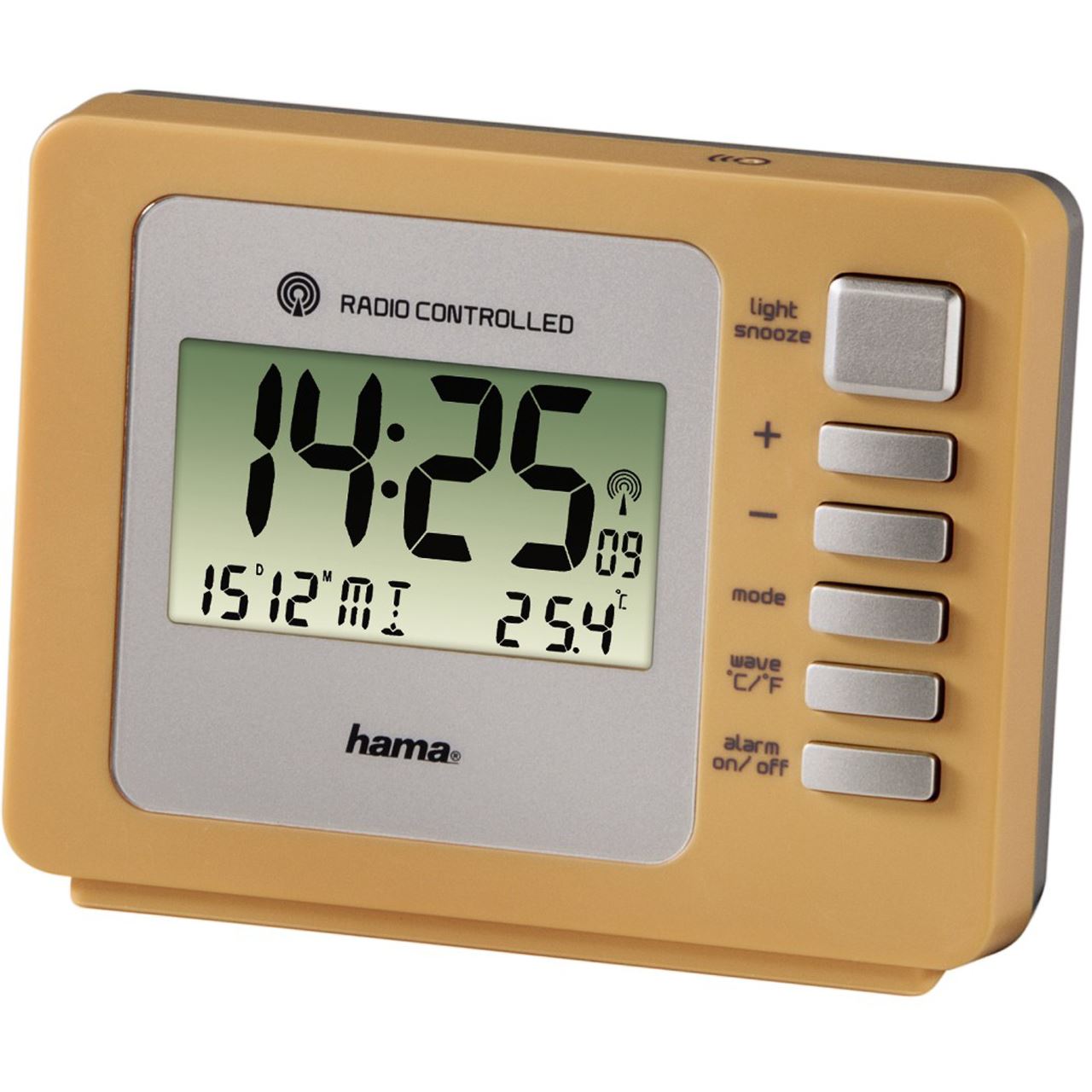 Hama Funkwecker Fashion Plus, Orange - Uhren / Wecker | Mindfactory.de