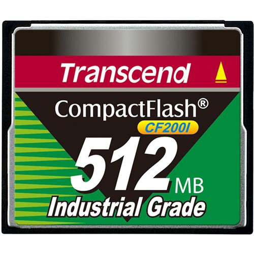 512 MB Transcend Industrial Ultra Compact Flash TypI 200x Retail ...