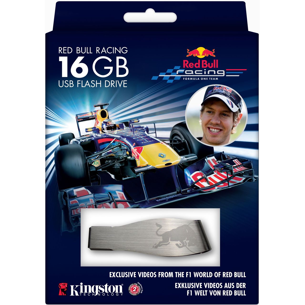 16 GB Kingston Red Bull silber USB 2.0 - 16GB Sticks | Mindfactory.de