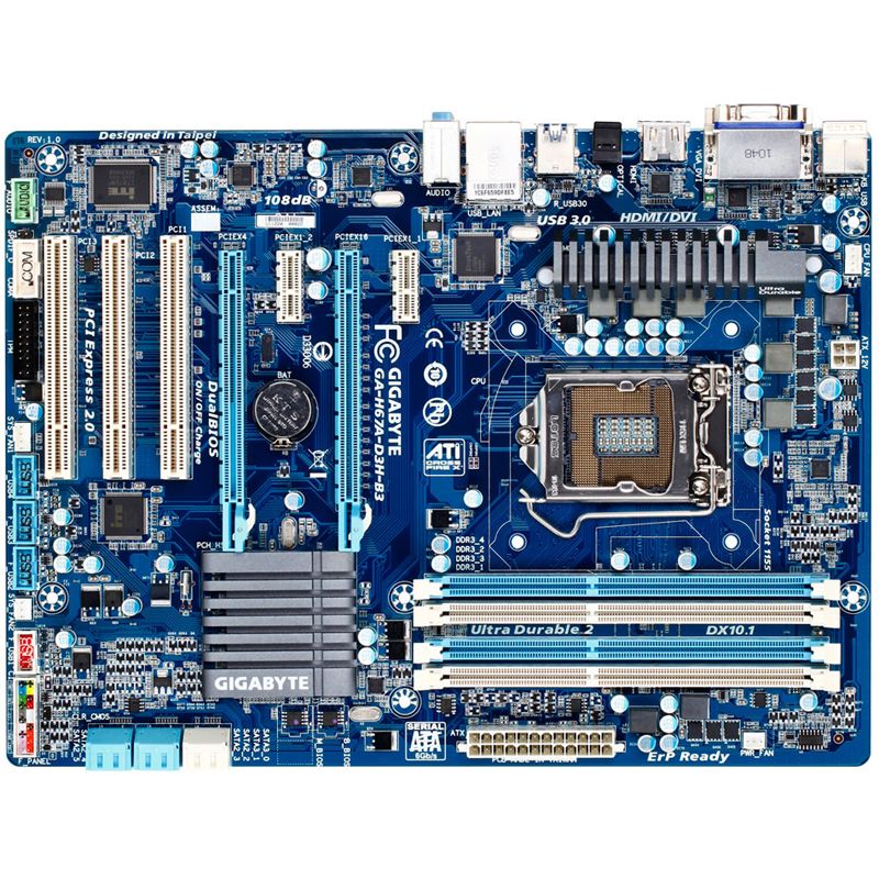 Gigabyte Ga-H67A-D3H-B3 Intel H67 So.1155 Dual Channel DDR3 ATX Retail ...