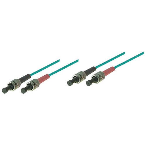 1.00m Good Connections LWL Duplex Patchkabel 50/125 µm OM3 ST Stecker ...