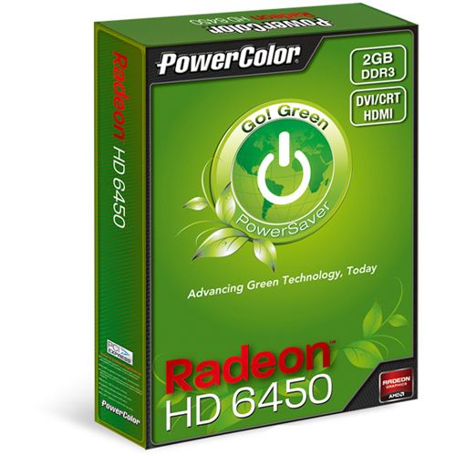 1GB PowerColor Radeon HD 6450 Go! Green Passiv PCIe 2.0 x16 (Retail ...