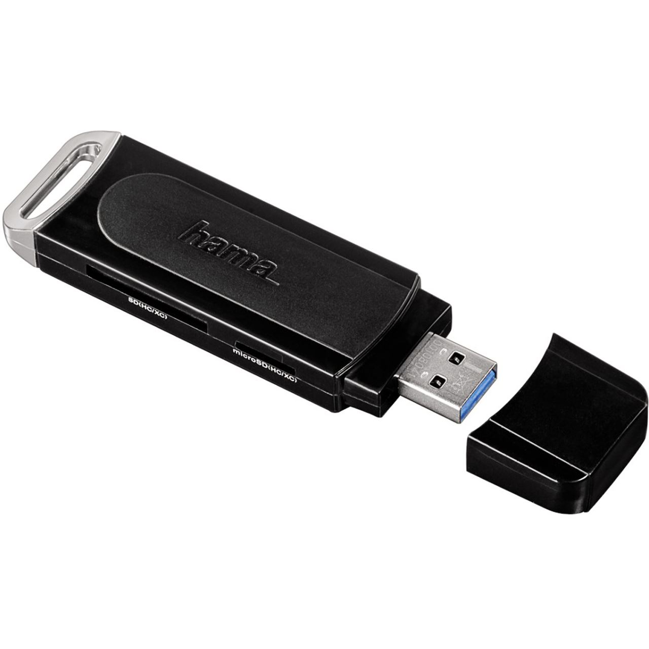 Hama SD/microSD Card Reader 00039872 USB 3.0 Stick Dual Slot ...