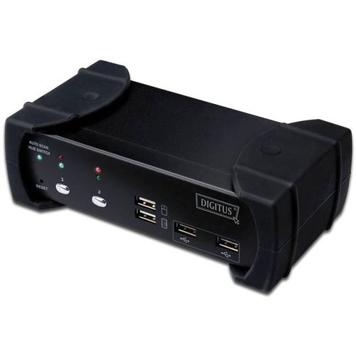Digitus DS-12820 2-fach Desktop KVM-Switch - KVM Geräte | Mindfactory.de