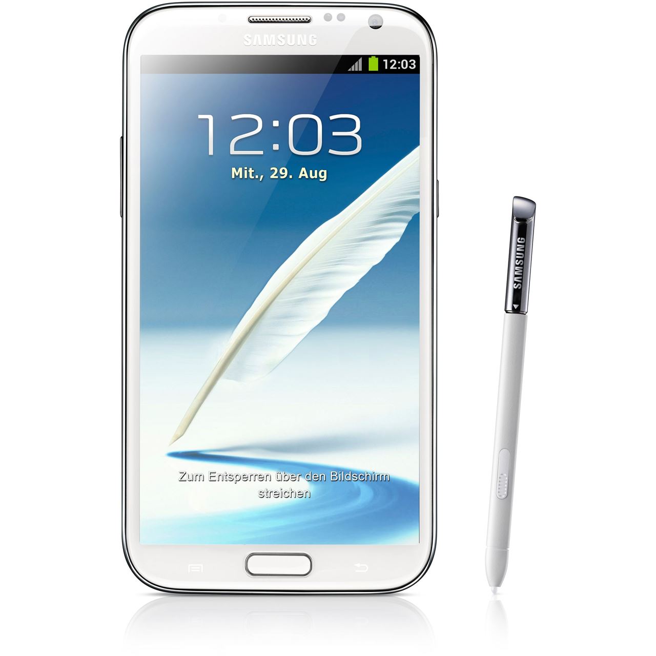 Samsung Galaxy Note 2 N7100 16 GB weiß - Smartphones ohne Vertrag ...