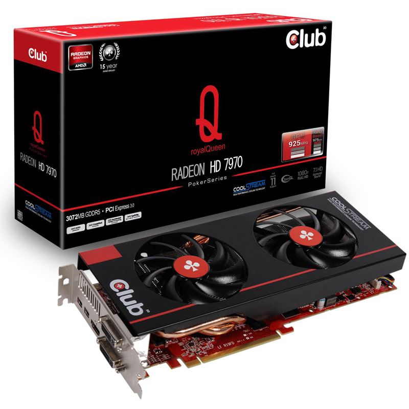 3GB Club 3D Radeon HD 7970 royalQueen Aktiv PCIe 3.0 x16 (Retail ...