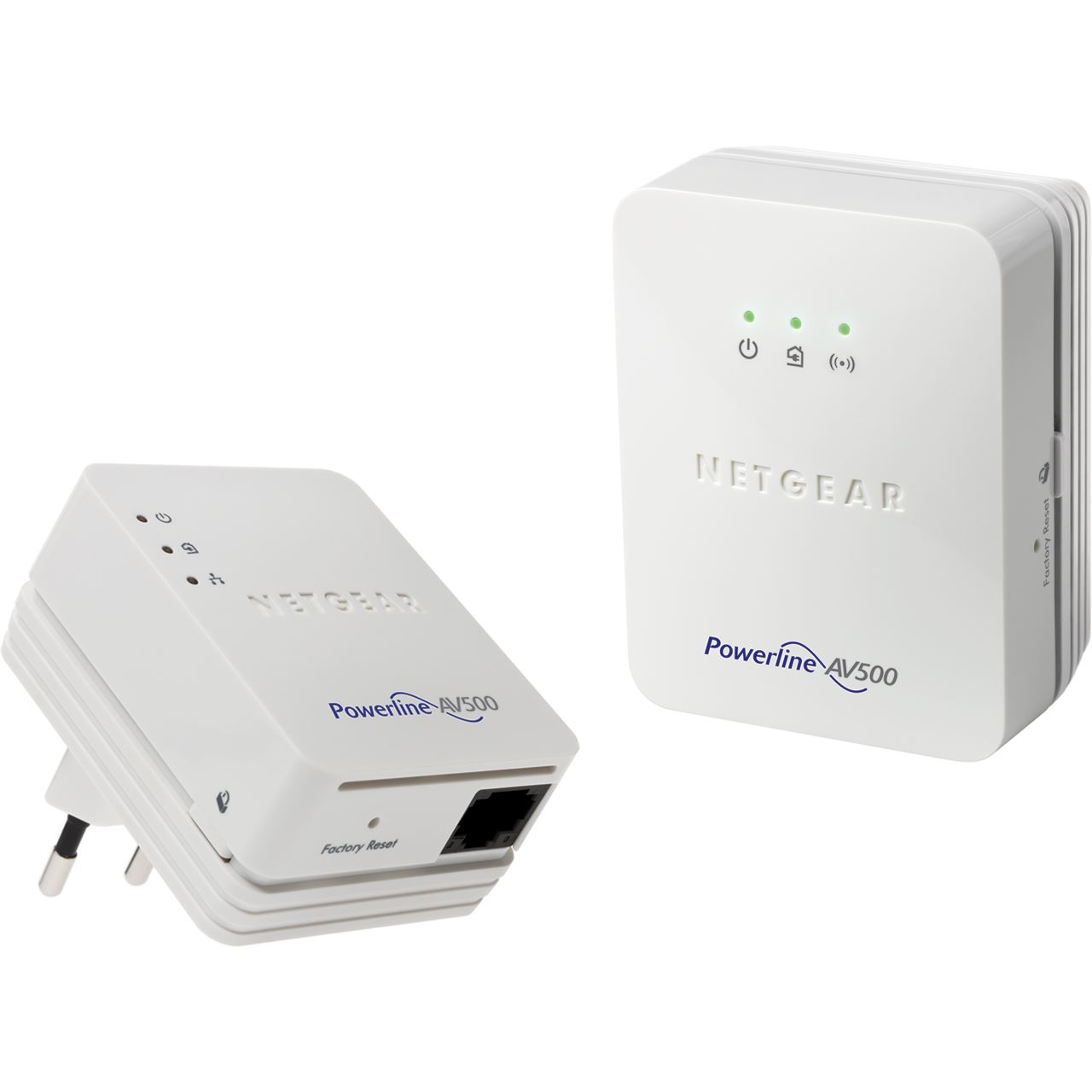 Netgear Powerline 500 Wi-Fi Access Point 500 MBit/s 1x LAN 10/100 2er ...