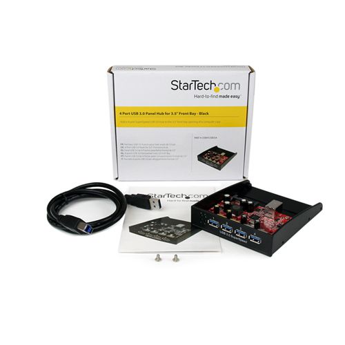 Startech 4x USB 3.0 Front Panel für 3,5" (35BAYUSB3S4) - Zubehör für ...