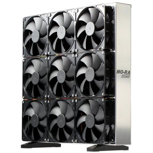 Watercool MO-RA 3 420 Pro Edelstahl Radiator 18x 140mm - 420er ...