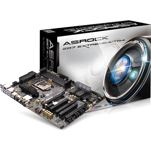 ASRock Z87 Extreme4/TB4 Intel Z87 So.1150 Dual Channel DDR3 ATX Retail ...