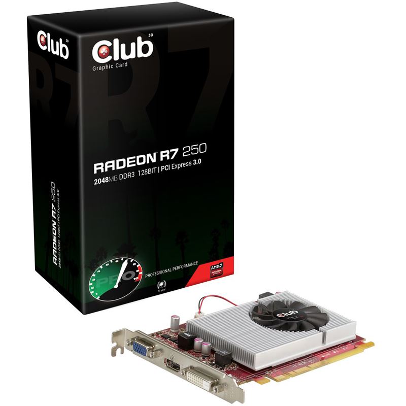 2GB Club 3D Radeon R7 250 Aktiv PCIe 3.0 x16 (Retail) - | Mindfactory.de