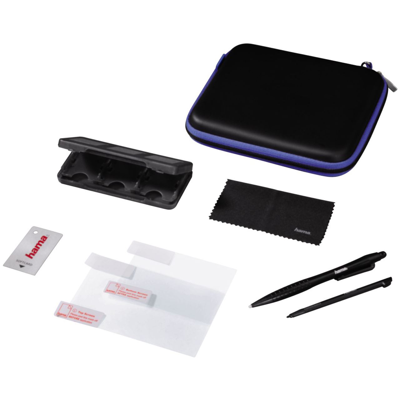 Hama Starter-Set 8in1 für Nintendo 2DS, Schwarz/Blau - | Mindfactory.de