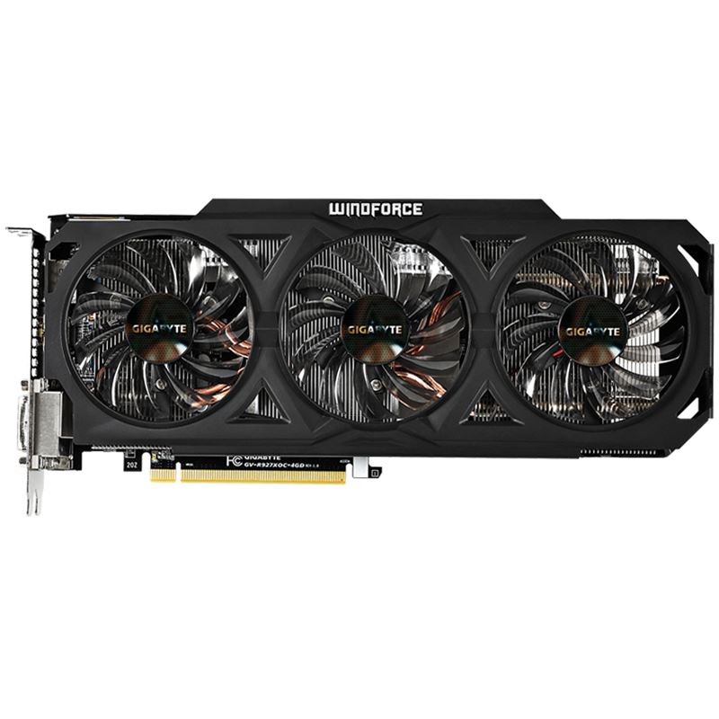 4GB Gigabyte Radeon R9 270X Windforce 3X OC Aktiv PCIe 3.0 x16 (Retail ...
