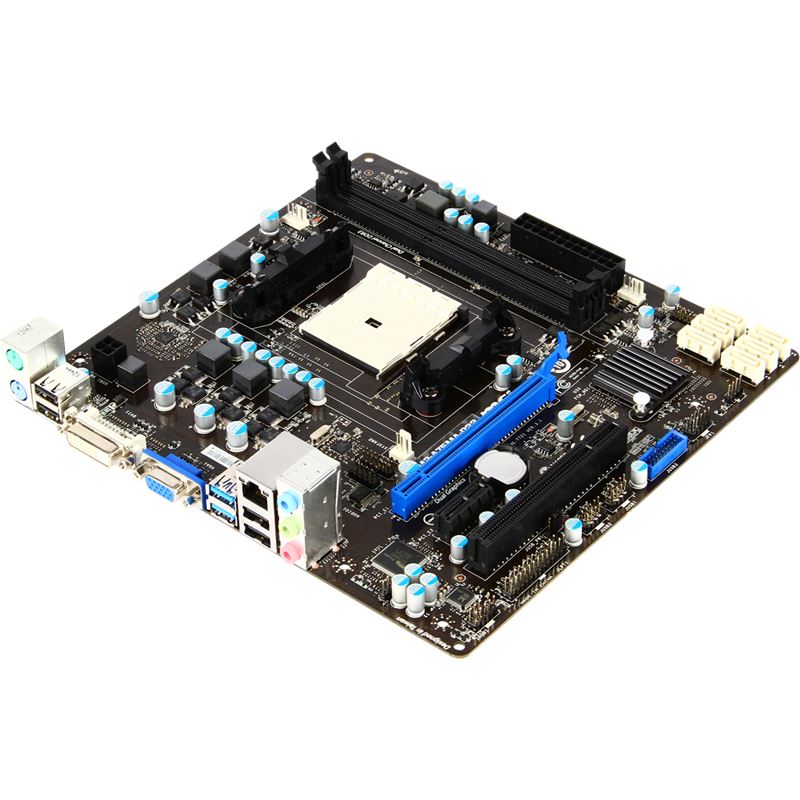 MSI FM2-A75MA-E35 AMD A75 So.FM2 Dual Channel DDR3 mATX Retail ...