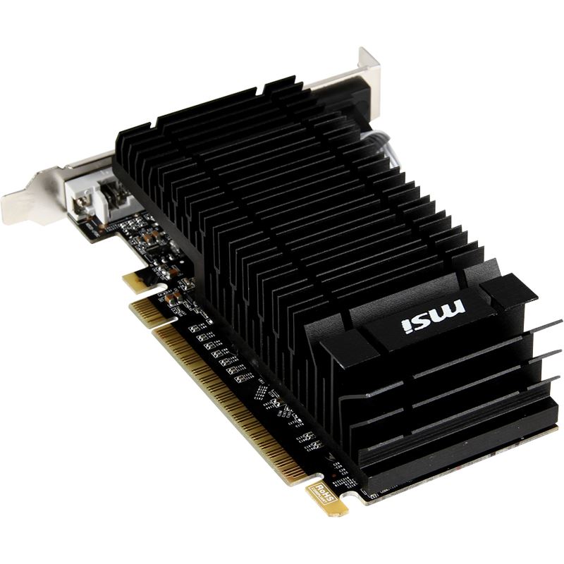 2GB MSI GeForce GT 610 Low Profile Passiv PCIe 2.0 x16 (Retail ...